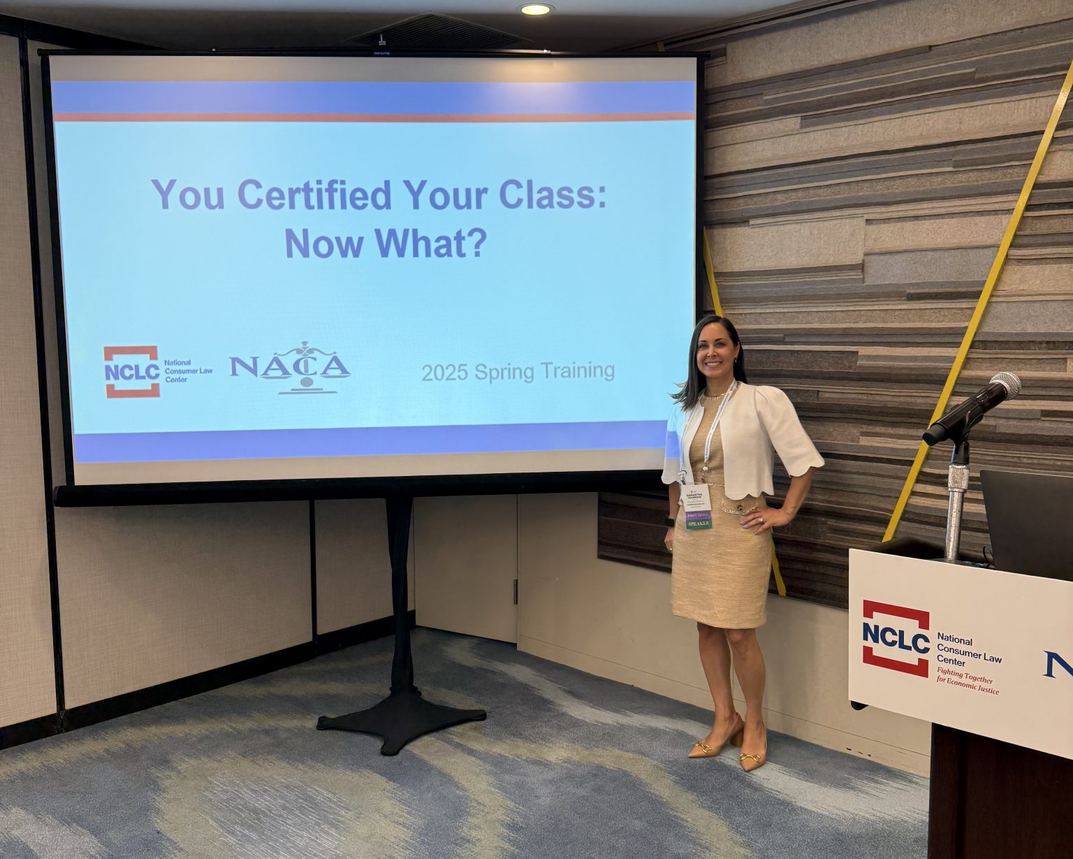 Samantha Holbrook Breaks Down Class Certification at NACA Conference ...